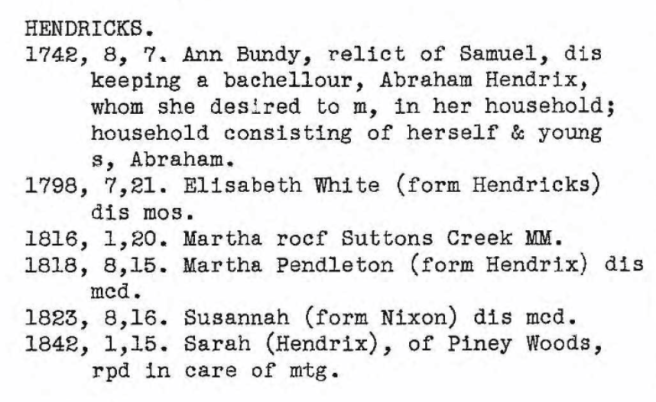 The Various Colonial Era Hendrickson and Hendricks Families (and their ...
