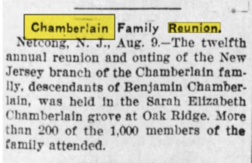 John Chamberlain of Hardyston and Byram, proven brother of Benjamin Chamberlain Jr – Kinfolk Journal
